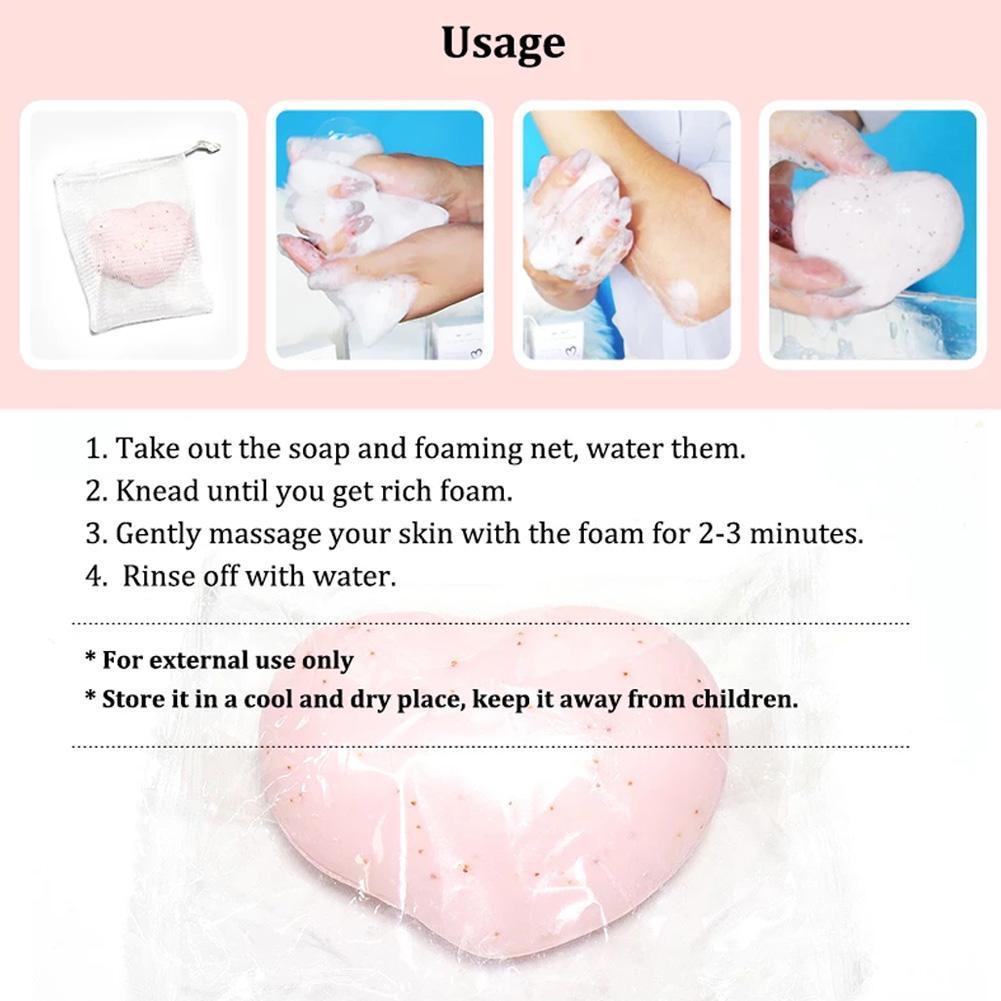 Peach Fragrance Women's Intimate Shower Gel Whitening Body A1A3 Scrub ...