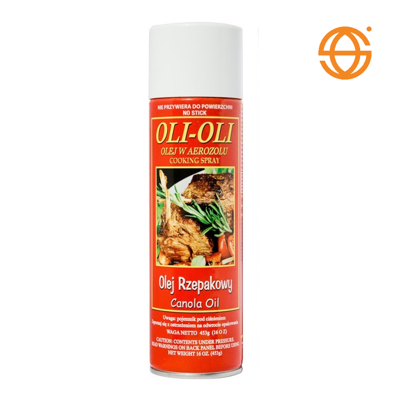 Zdrowa Żywność Olej w Sprayu Oli Oli Rzepakowy do Smażenia 453g | Shopee Polska