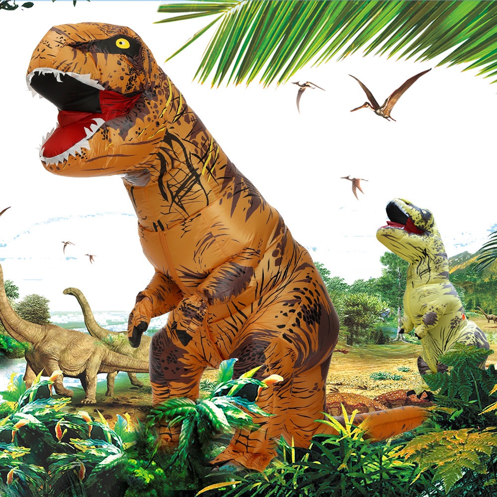 [W Magazynie] Dzieci Nadmuchiwany Kostium Dinozaura Cosplay T-REX ...