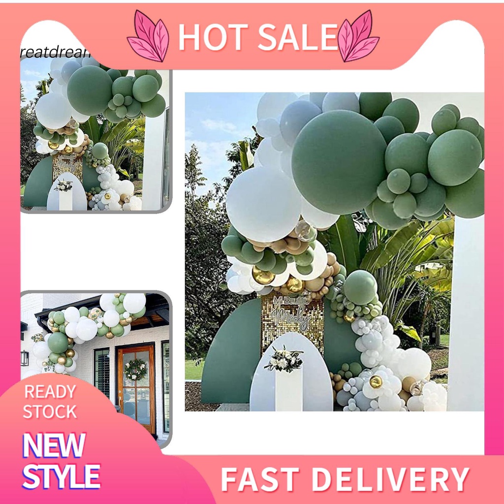 ZK- Emulsion Balloon Arch Chain Jungle Theme Balloon Arch Chain ...