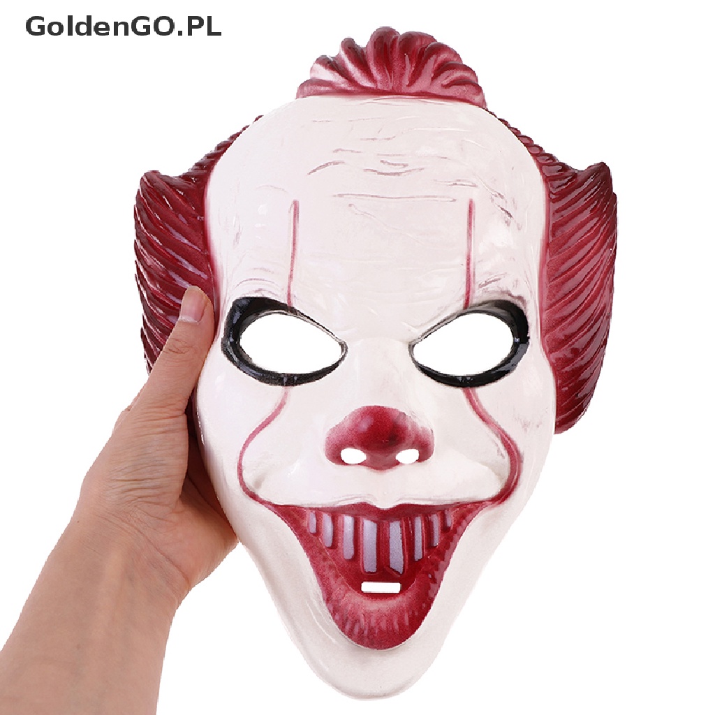 GoldenGO Horror Joker Scary Mask Cosplay Clown Masks Halloween Party ...
