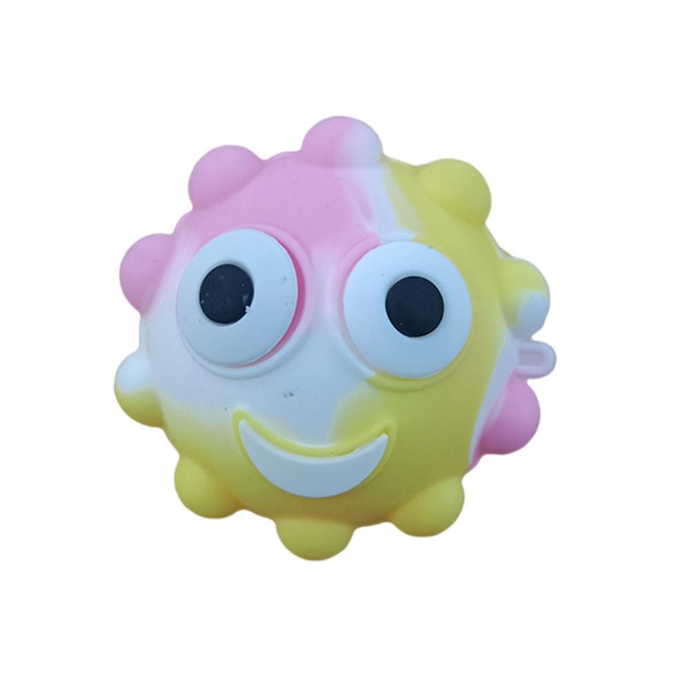 Cartoon Smiley Popit FoxMind Catapult Eyeball Push Ball With Light Pop ...
