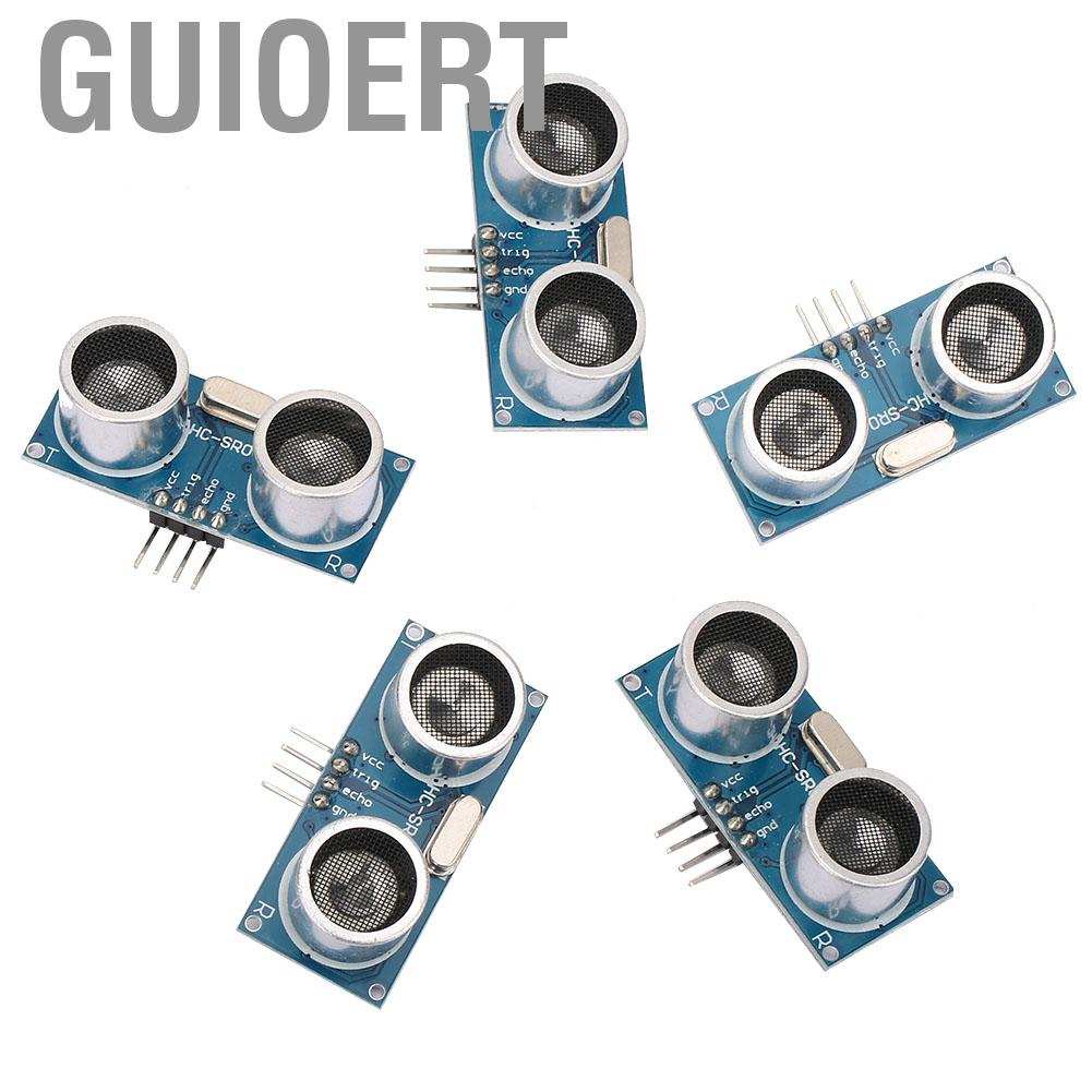 Ultradźwiękowy moduł pomiaru odległości Guioert 5 sztuk HC-SR04 Modul ...