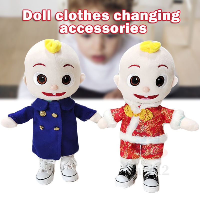 CoCoMelon Cloth-changing Plush Toy Set Themed Cartoon Figure JoJo Doll ...