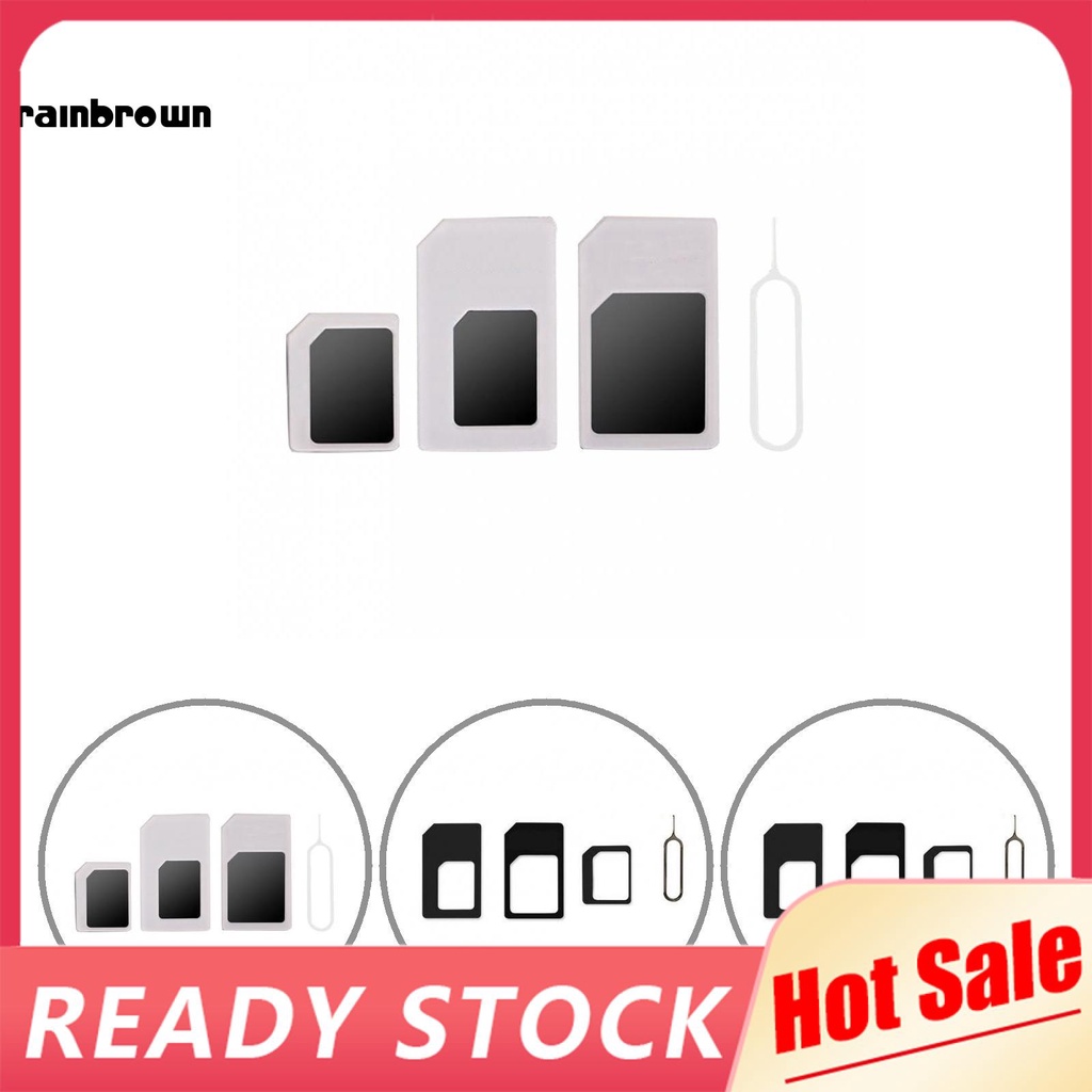 4 sztuk uniwersalny telefon komórkowy SIM do konwertera kart Micro ...