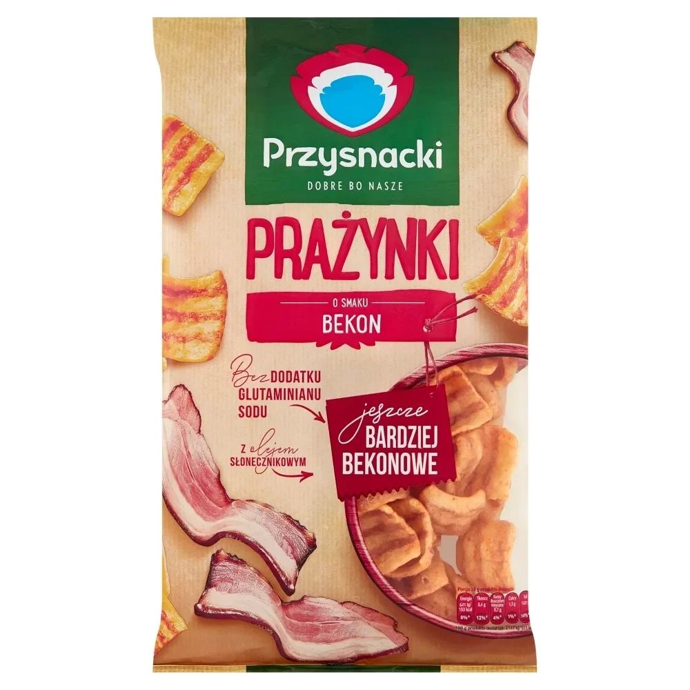 Przysnacki Prażynki o smaku bekon 120 g | Shopee Polska