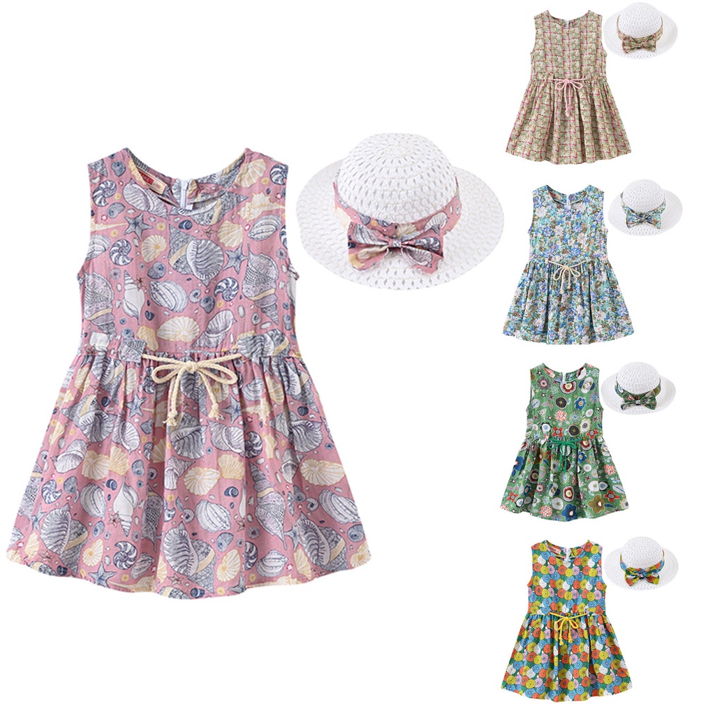 uououo Maluch Dzieci Dziewczyny Kwiatowe Kwiaty Sukienka Plażowa ...