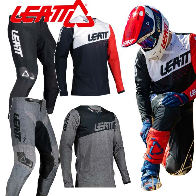 Leatt Racing 2022 Motocross Racewear Kombinezony Wyścigowe Koszulki i ...