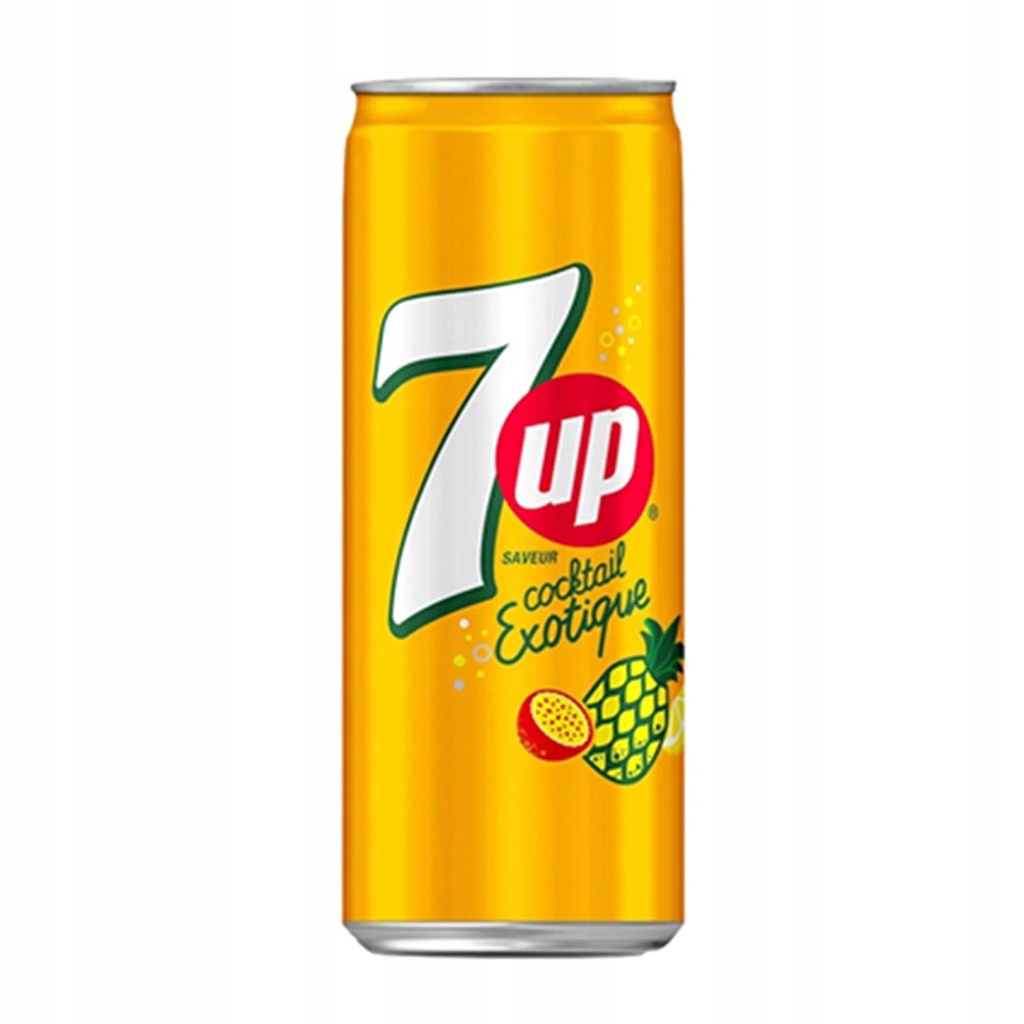 7UP Cocktail Exotique Napój gazowany 330ml | Shopee Polska