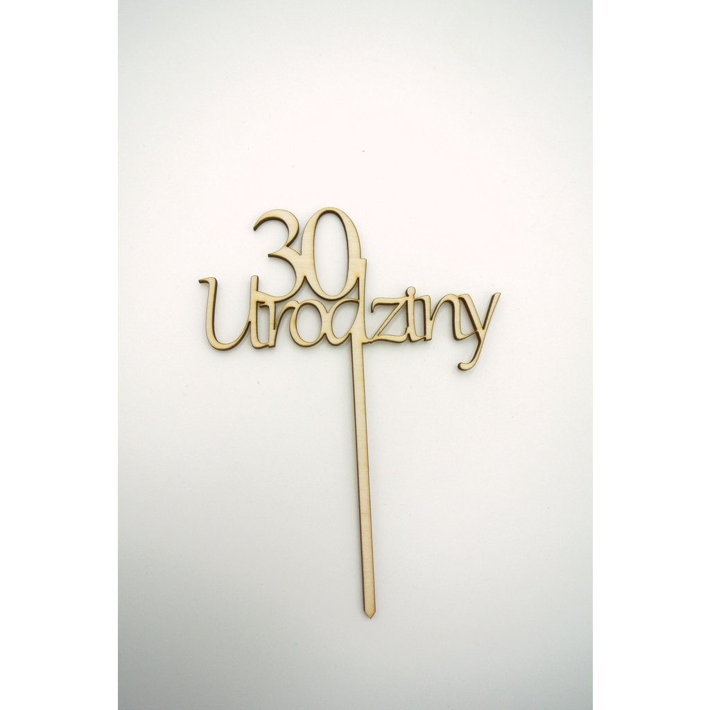 Topper na urodziny, Dowolna cyfra | Shopee Polska