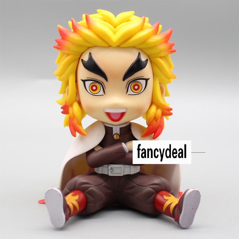 Anime Demon Slayer Rengoku Kyoujurou Siedząca postawa Q Ver. Zabawka ...