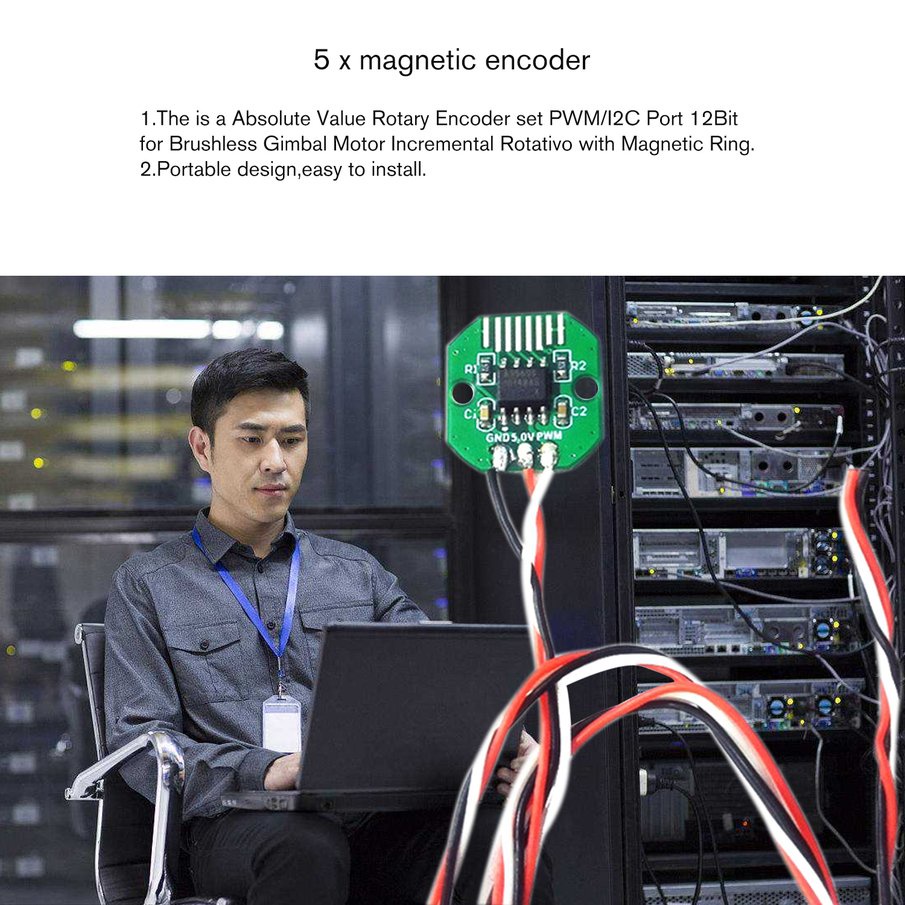 AS5600 Absolute Value Rotary Encoder PWM/I2C Port 12Bit Brushless ...