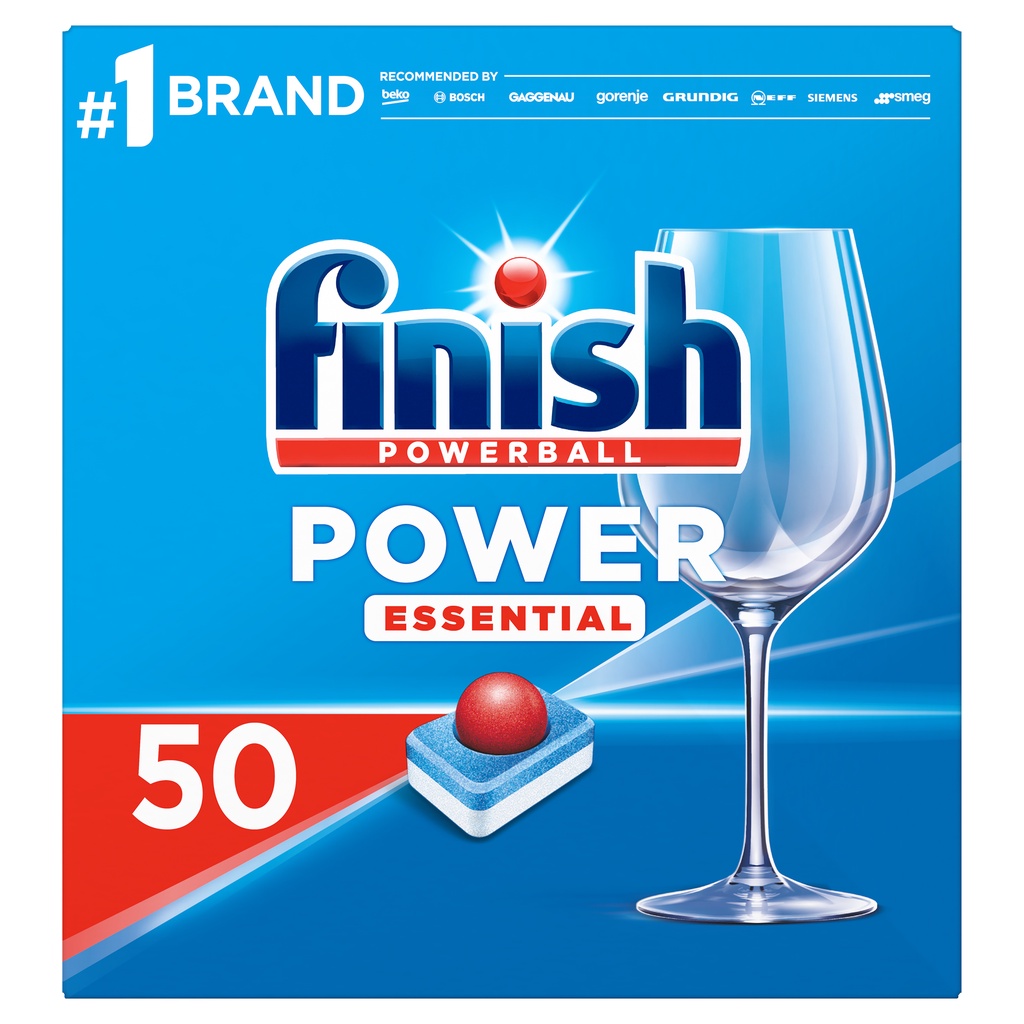 FINISH Power Essential Tabletki do zmywarki 50 szt. | Shopee Polska