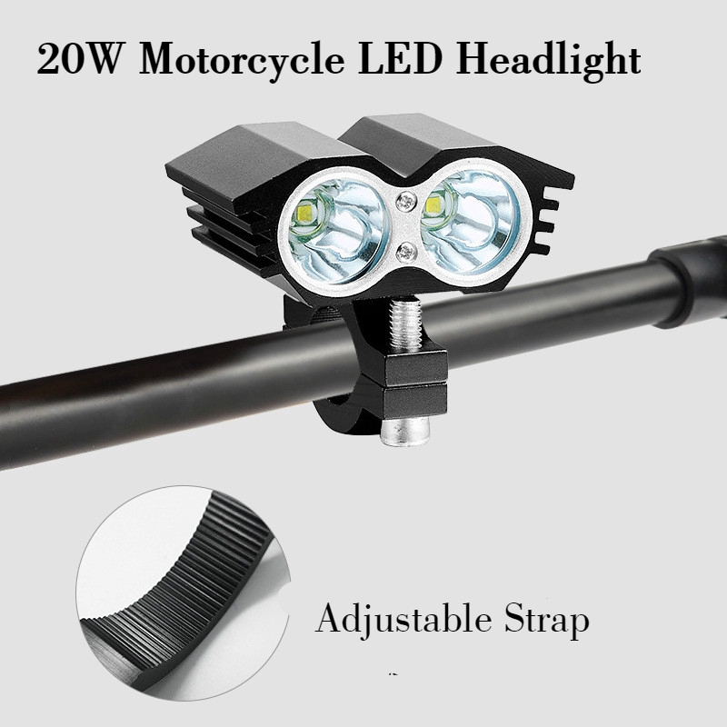 N201 motocykl reflektor LED mocne światło X2 sowa elektryczny reflektor ...