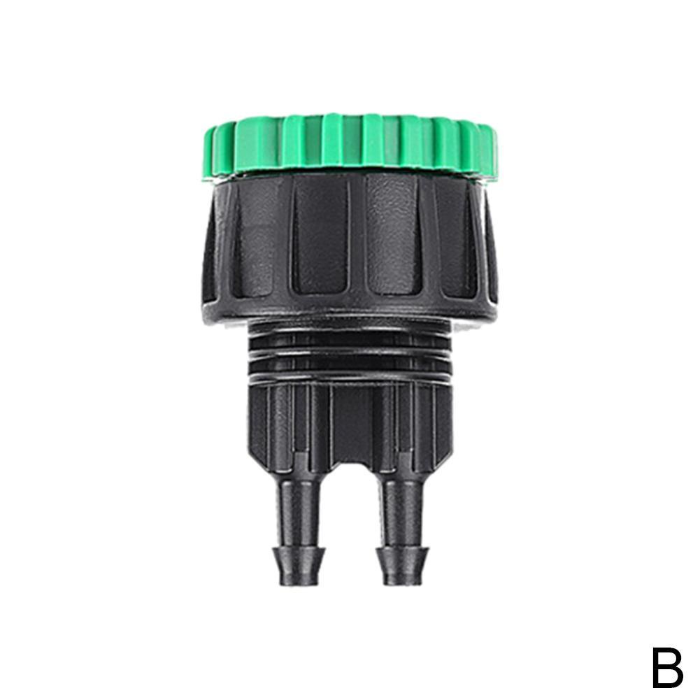 Threaded Single/double Barb Connector Garden Tap Water Irrigation Joint ...