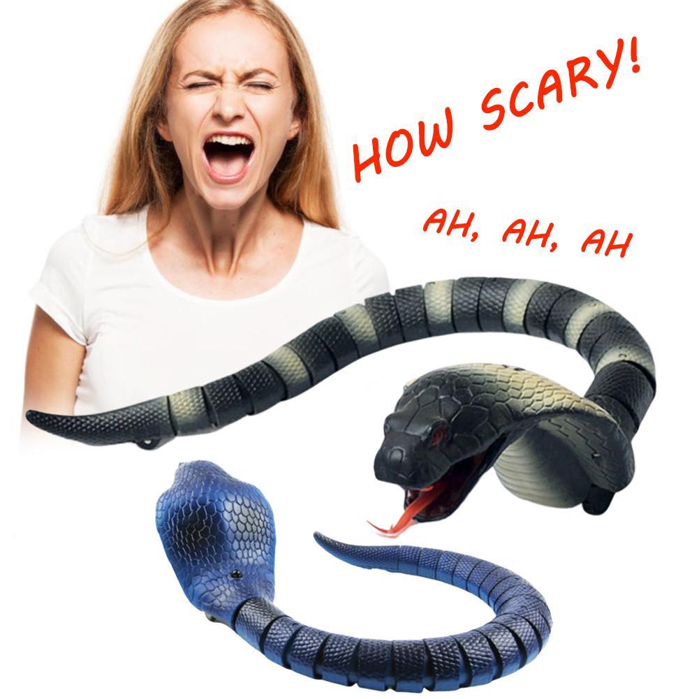 Infrared RC Remote Control Snake Realistic Cobra. Prank Q3A9 I8O1 B9V5 ...