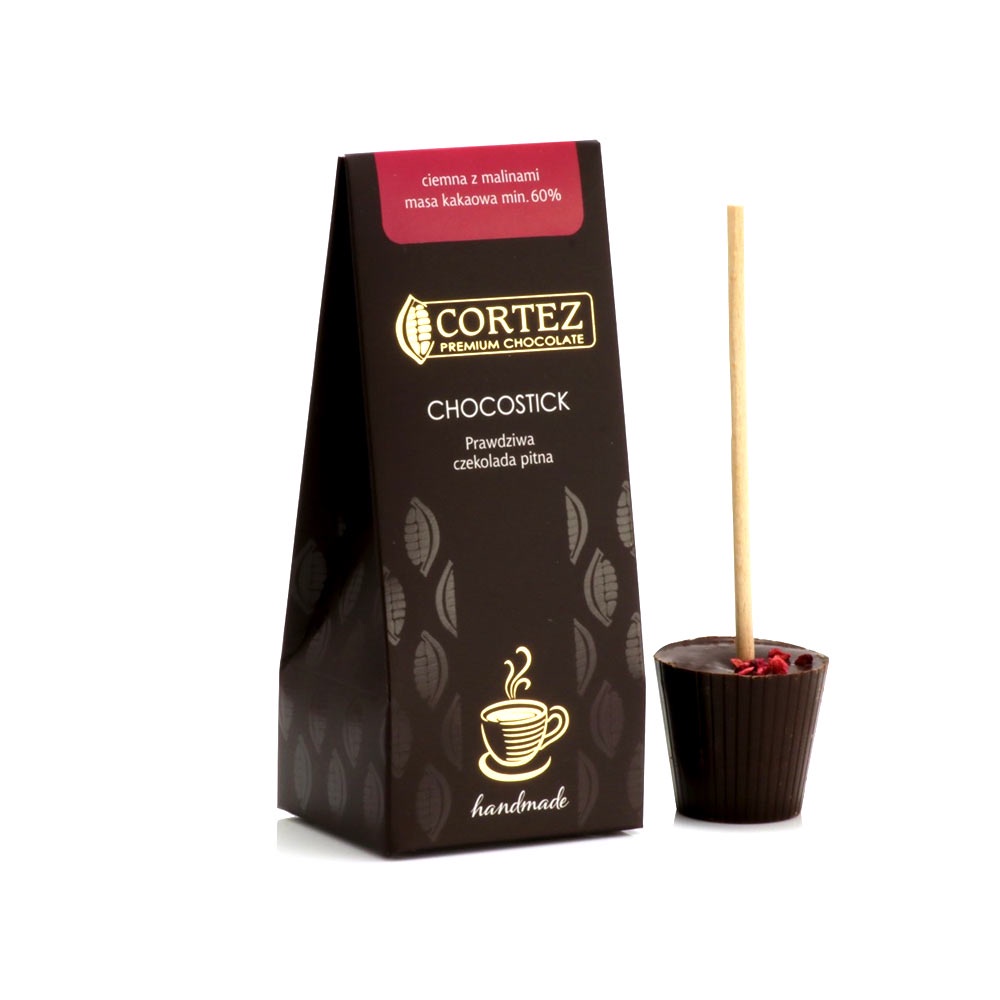 Chocostick z Ciemnej Czekolady 60% z Malinami, czyli Czekolada na ...