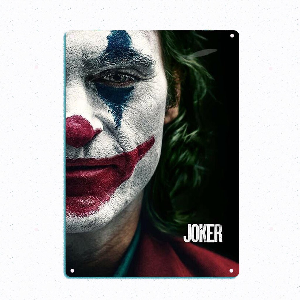 Metalowy Znak Joker Film Garażowy Znak Dekoracji Wnętrz Blaszana ...