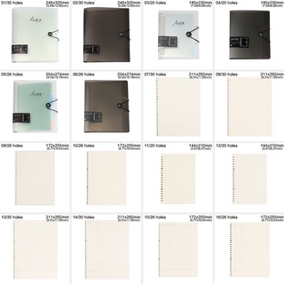 SINUSACLE artykuły biurowe teczka na dokumenty A4 / A5 / B5 segregator pierścieniowy obudowa ...