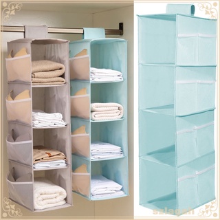 Składany Wiszący Organizer do Szafy 4-Shelf Szafa do Przechowywania ...