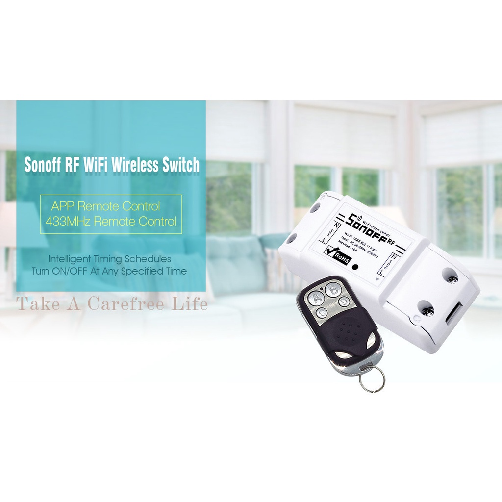 Sonoff RF-WiFi 433Mhz Wireless Remote Smart Switch | Shopee Polska Sonoff RF-WiFi 433Mhz Wireless Remote Smart Switch | Shopee Polska