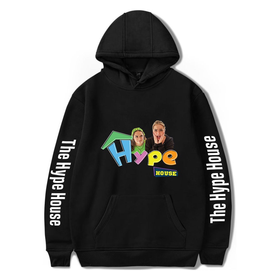 2021 Nowe Bluzy z kapturem Hype House Addison Rae Sports Charli Damelio ...