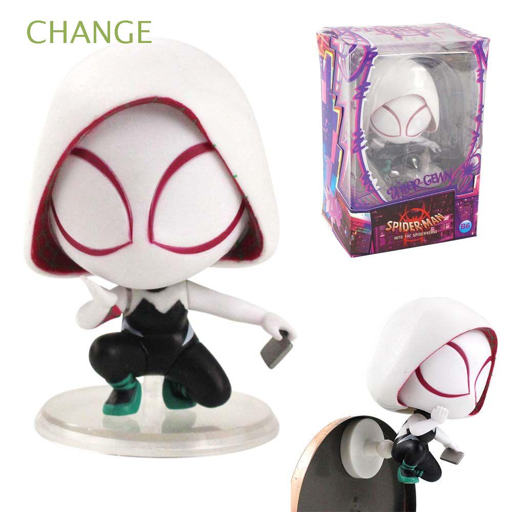 CHANGE Q Version Spiderman Action Figure Movie Figures Model Avengers ...