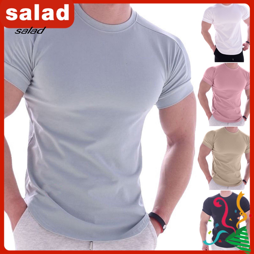 [SA] Sweter Letnie Topy Pure Color Mocne Szwy Letnia Koszulka Slim Fit ...