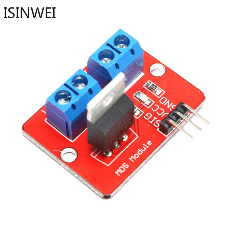 Przycisk Mosfet IRF520 Moduł sterownika MOS dla Arduino MCU ARM ...