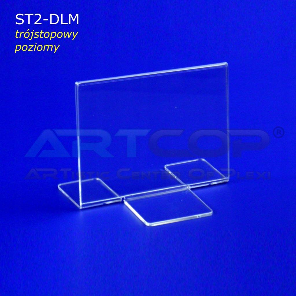 ARTCOP DL Menu Stojak dwustronny typ T na Opis z PLEXI /M | Shopee Polska