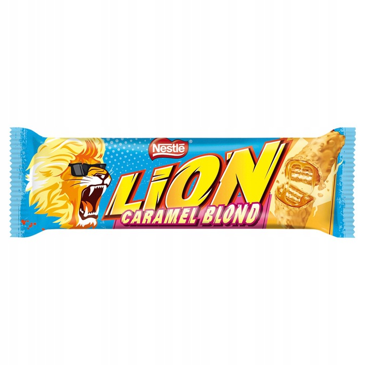 Lion Caramel Blond Nadziewany baton karmel 40g | Shopee Polska