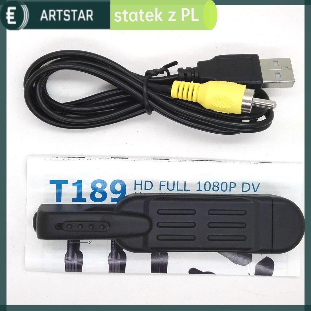 【wysyłka z PL】Full HD 1080P Mini DV DVR Pockets Record Pen Camera T189 ...