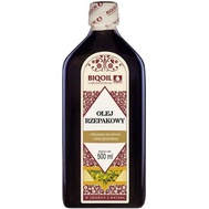 Olej rzepakowy tłoczony na zimno nierafinowany 500ml BIOOIL | Shopee Polska