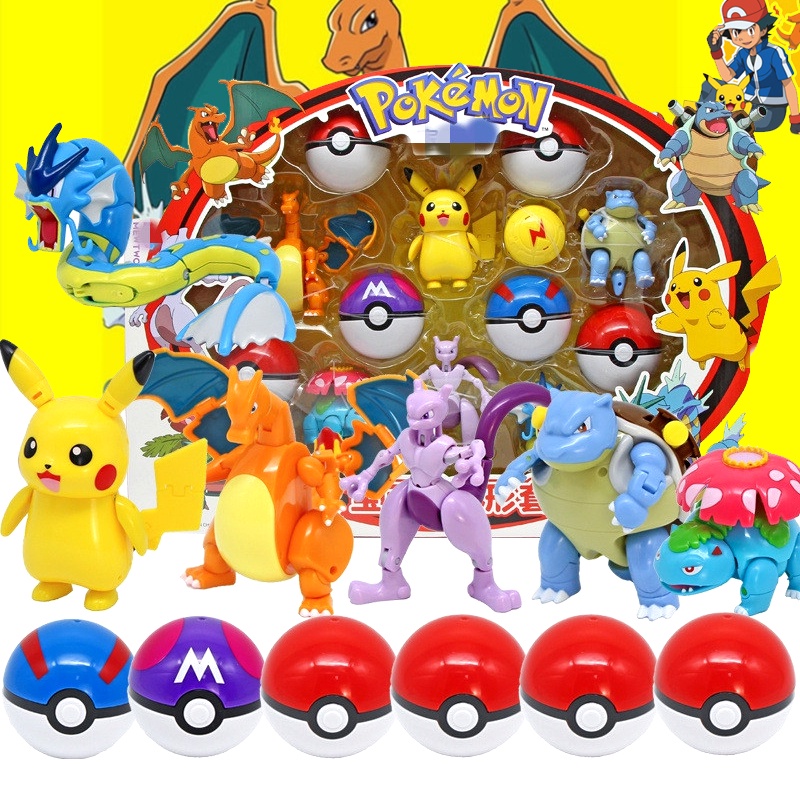 Pokemon Ball Transforming Anime Doll Pikachu E Model Lalka ... Pokemon Ball Transforming Anime Doll Pikachu E Model Lalka ...