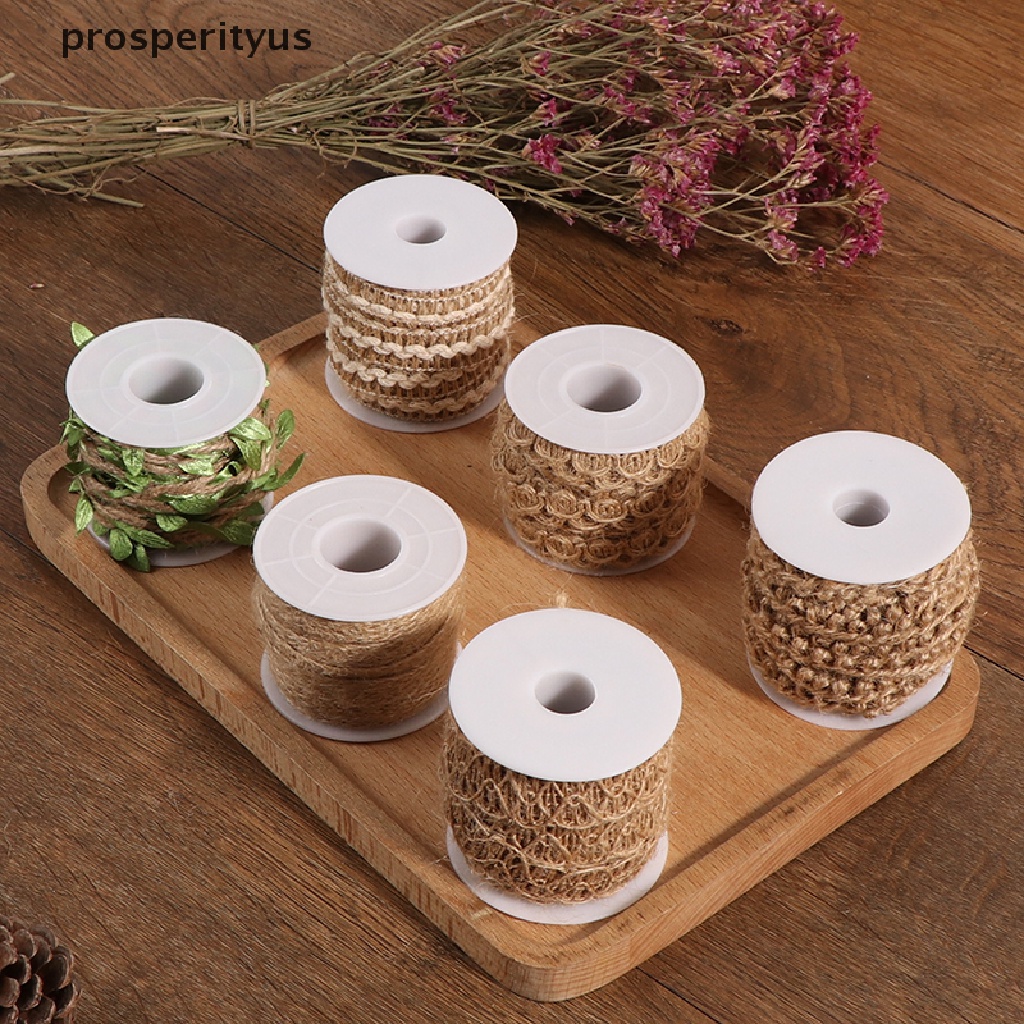 [prosperityus] 5m rolka naturalna juta juta rolka juta wstążka ...