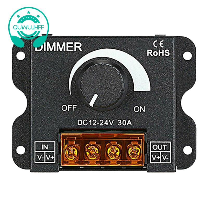 Regulator światła LED DC 12-24V 30A / bez stroboskopu z przełącznikiem ...