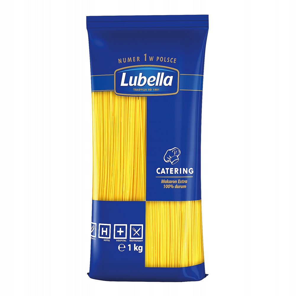 Lubella Catering Makaron spaghetti 1 kg | Shopee Polska