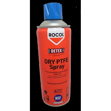 Spray teflonowy z atestem spożywczym DRY PTFE Rocol 400ml | Shopee Polska
