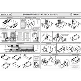 Szuflada SEVROLL BOX SLIM 84/500 biała SEVROLLBOX | Shopee Polska