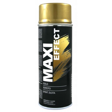 LAKIER ZŁOTY FARBA W SPREJU PLASTIKU METALU DREWNA MAXI COLOR | Shopee ...