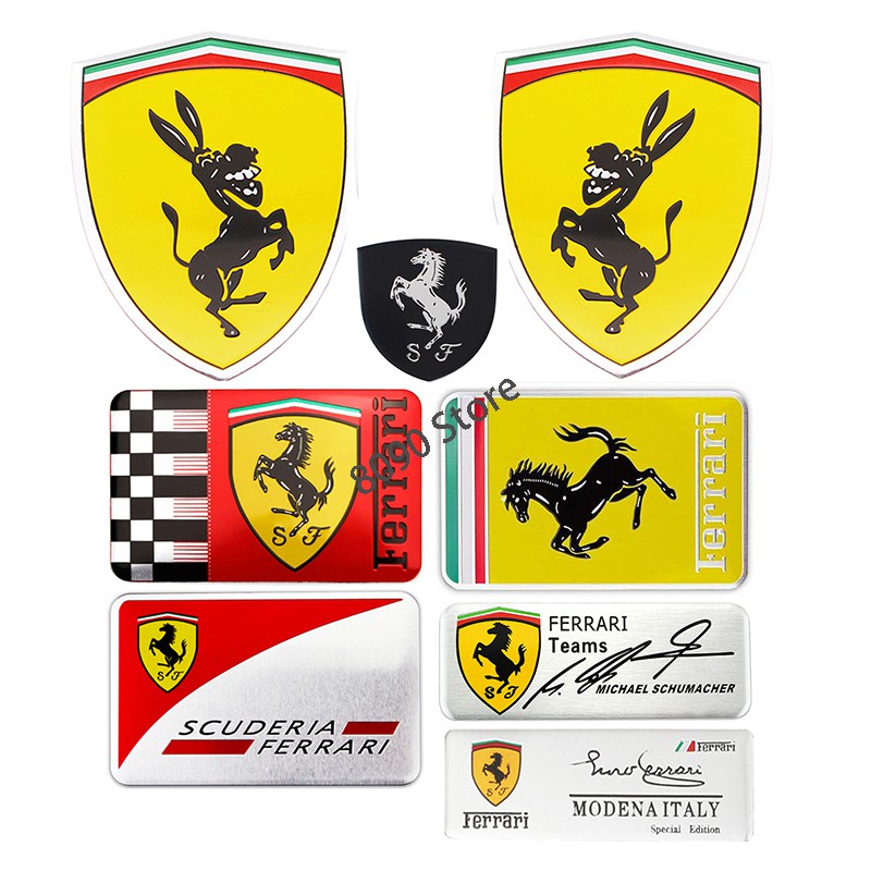 Dla Ferrari 488 812 F8 Roma Aluminiowa Naklejka Na Karoserię Tablica ...
