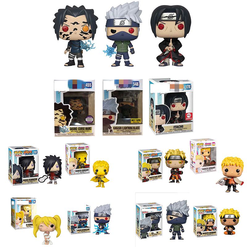Funko Pop Trans Naruto Figurka Zabawka Sasuke Kakashi Gaara Ból Itachi ...