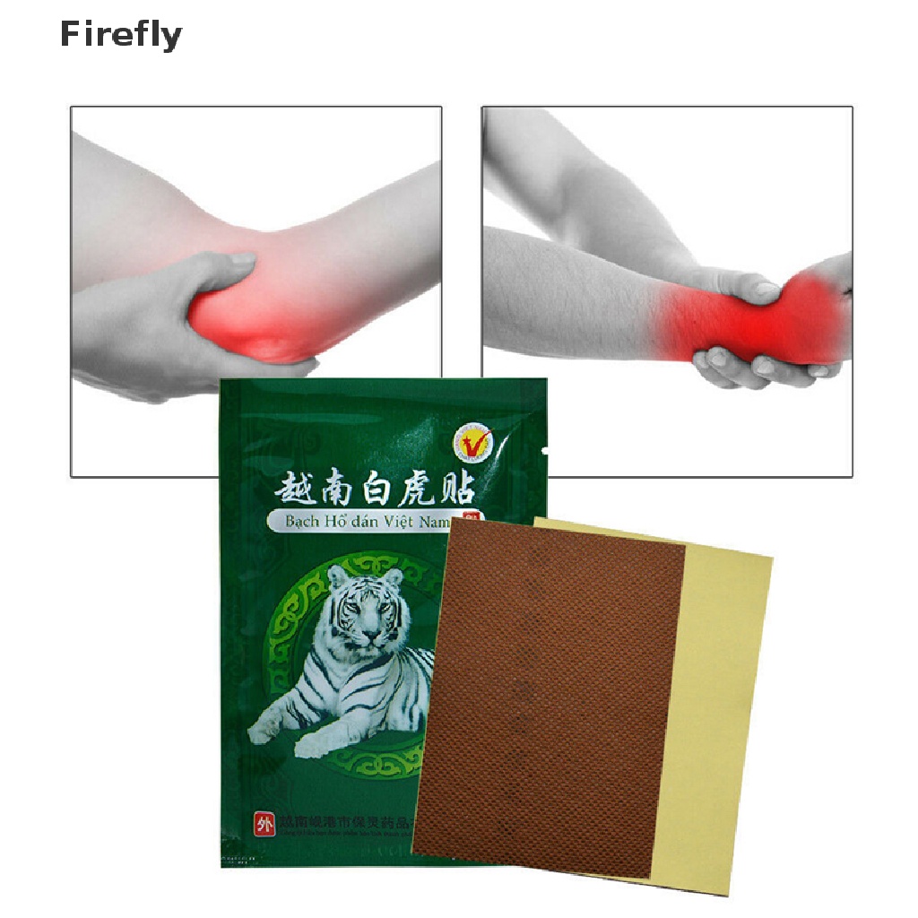 48pcs White Tiger Balm Plaster Soothing Muscles Medicated Plasters Neck ...