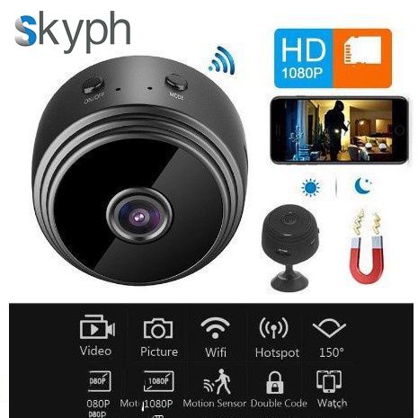Miniaparat A9 Bezprzewodowa kamera bezpieczeństwa w domu P2P WiFi\ WiFi IP Sieć Monitor ...