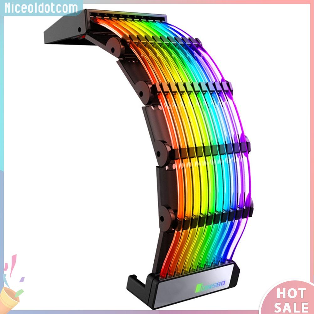 NI JONSBO DY-1 24-pinowy kabel zasilający ARGB Rainbow Streamer 5V ARGB ...