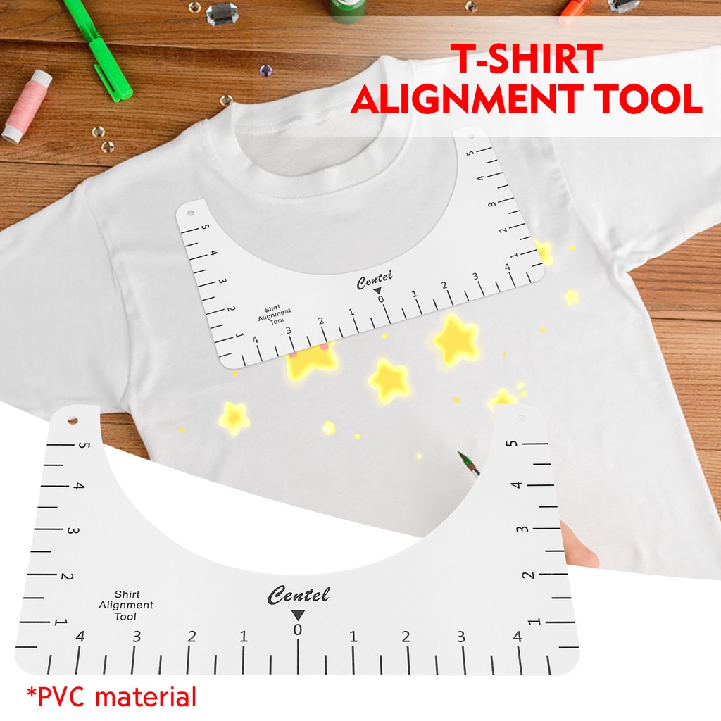 T-Shirt Alignment Tool - T Shirt Ruler Guide T-Shirt Vinyl Guide ...