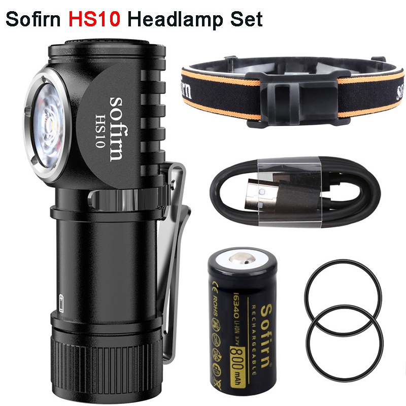Sofirn HS10 Mini latarka czołowa 1100 lumenów Super jasna latarka ...