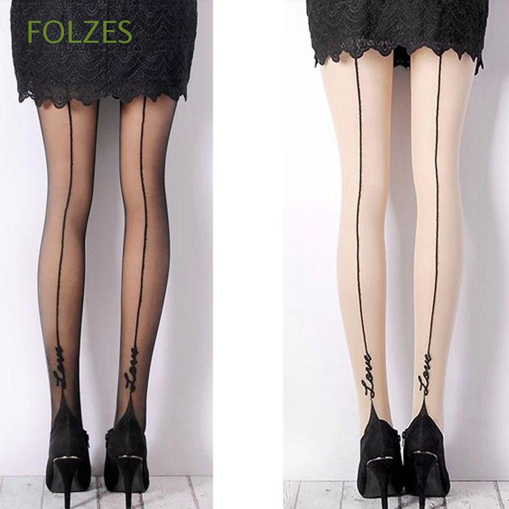 FOLZES 2 Kolory Kobiety Kobieta Dziewczyna Retro Rajstopy Uda Skarpety ...