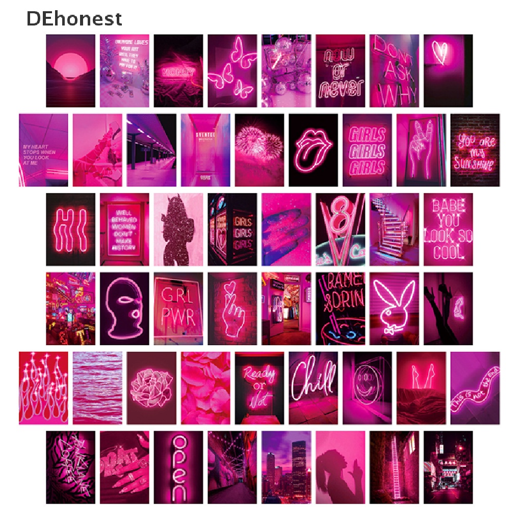  DEhonest 50PCS Album Cover Aesthetic Pictures Wall Collage Kit Photo