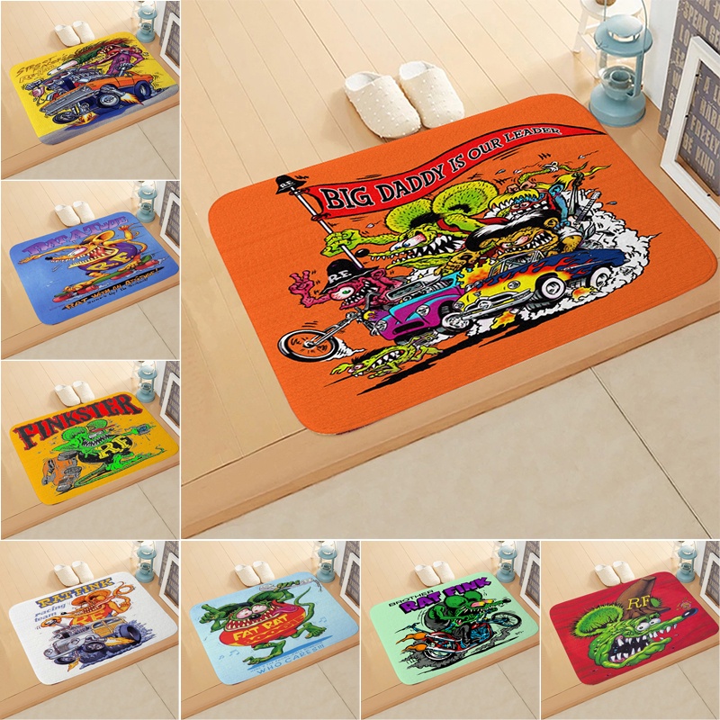 Wycieraczka do drzwi Brudny Donny Rat Fink Car Art Chłonne ... Wycieraczka do drzwi Brudny Donny Rat Fink Car Art Chłonne ...